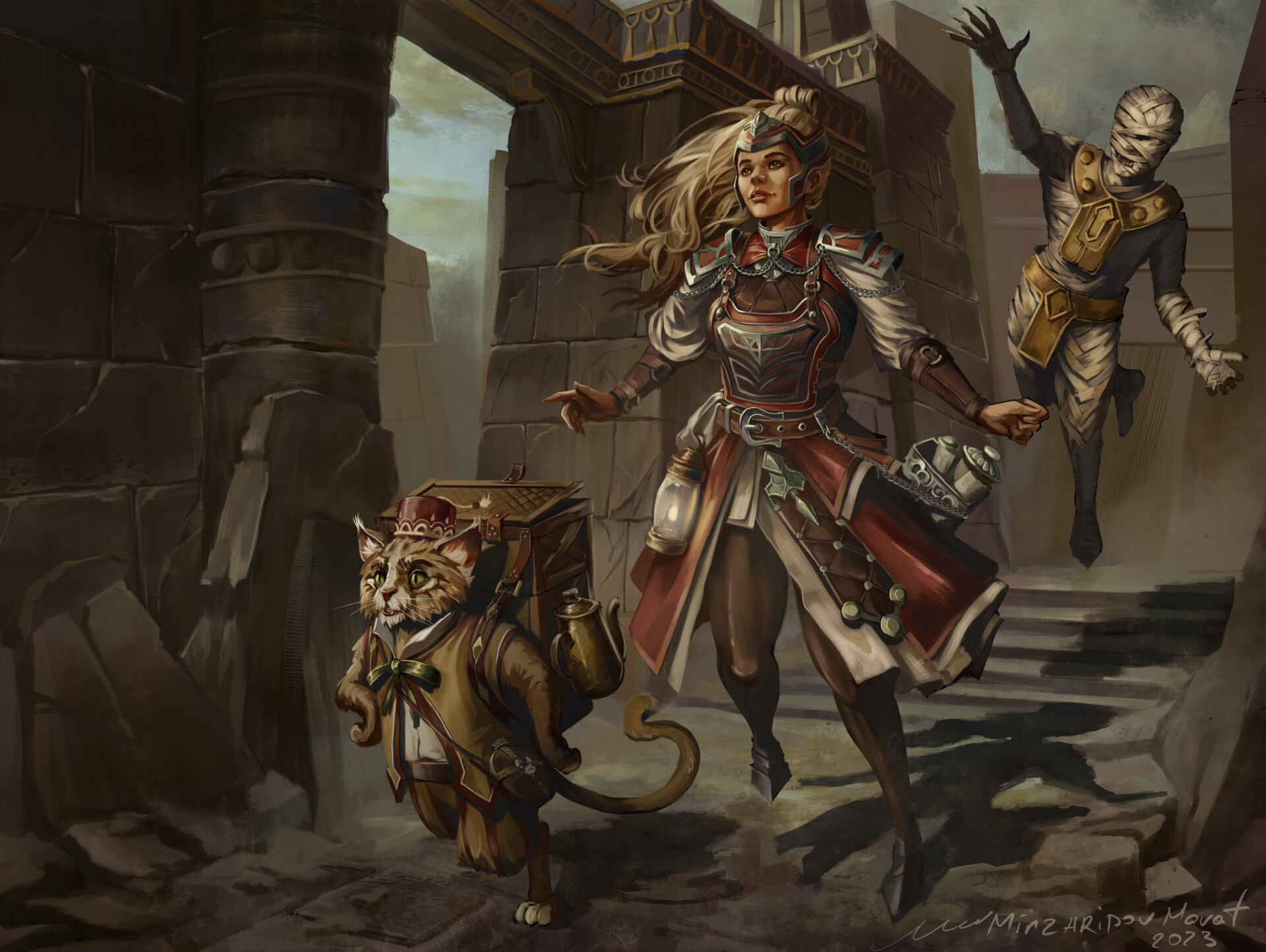 ArtStation - mummy attack