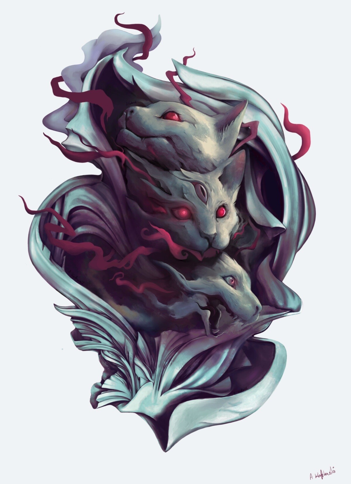 ArtStation - Oni Cats