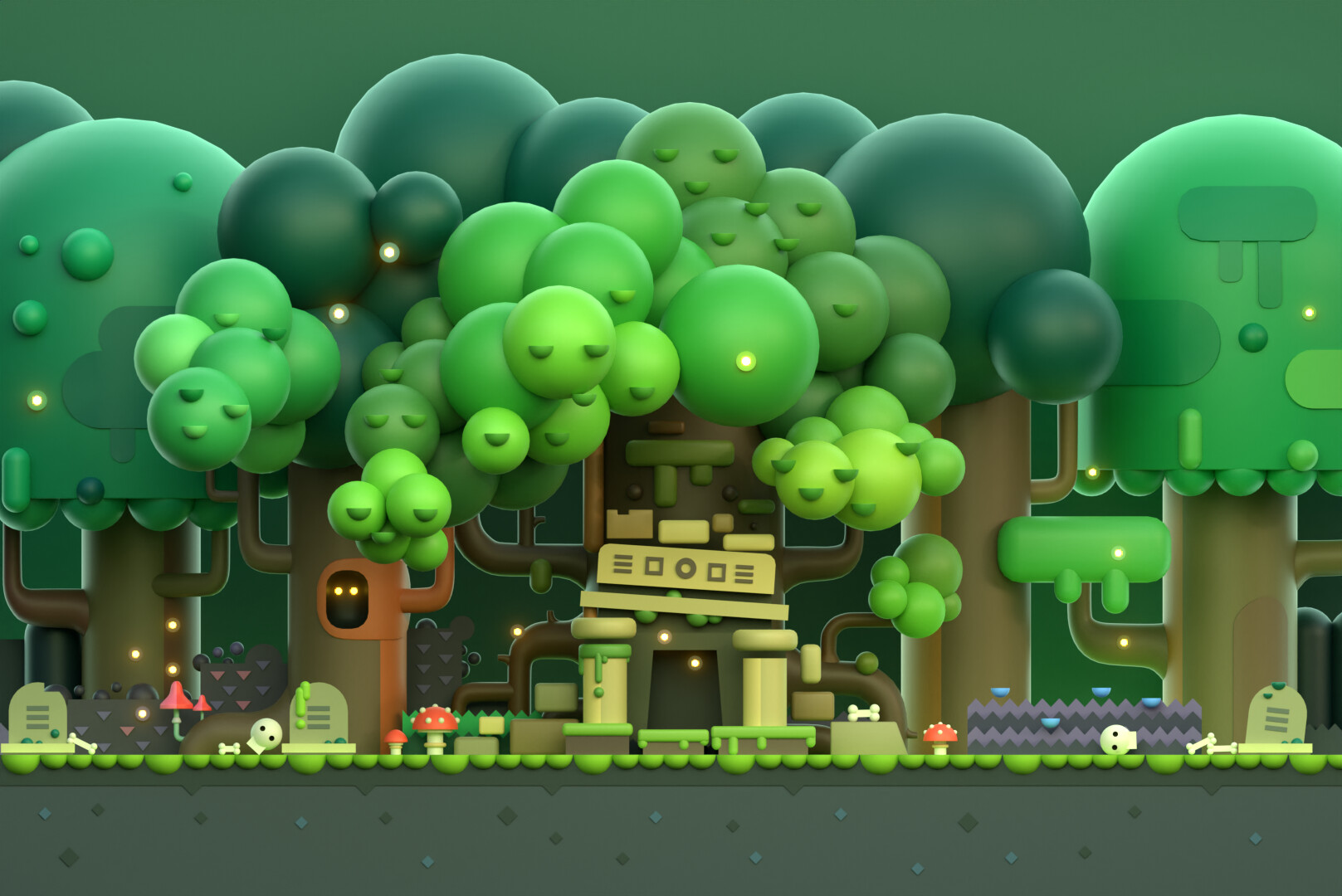 ArtStation - 3D Illustration Scenes and Backgrounds