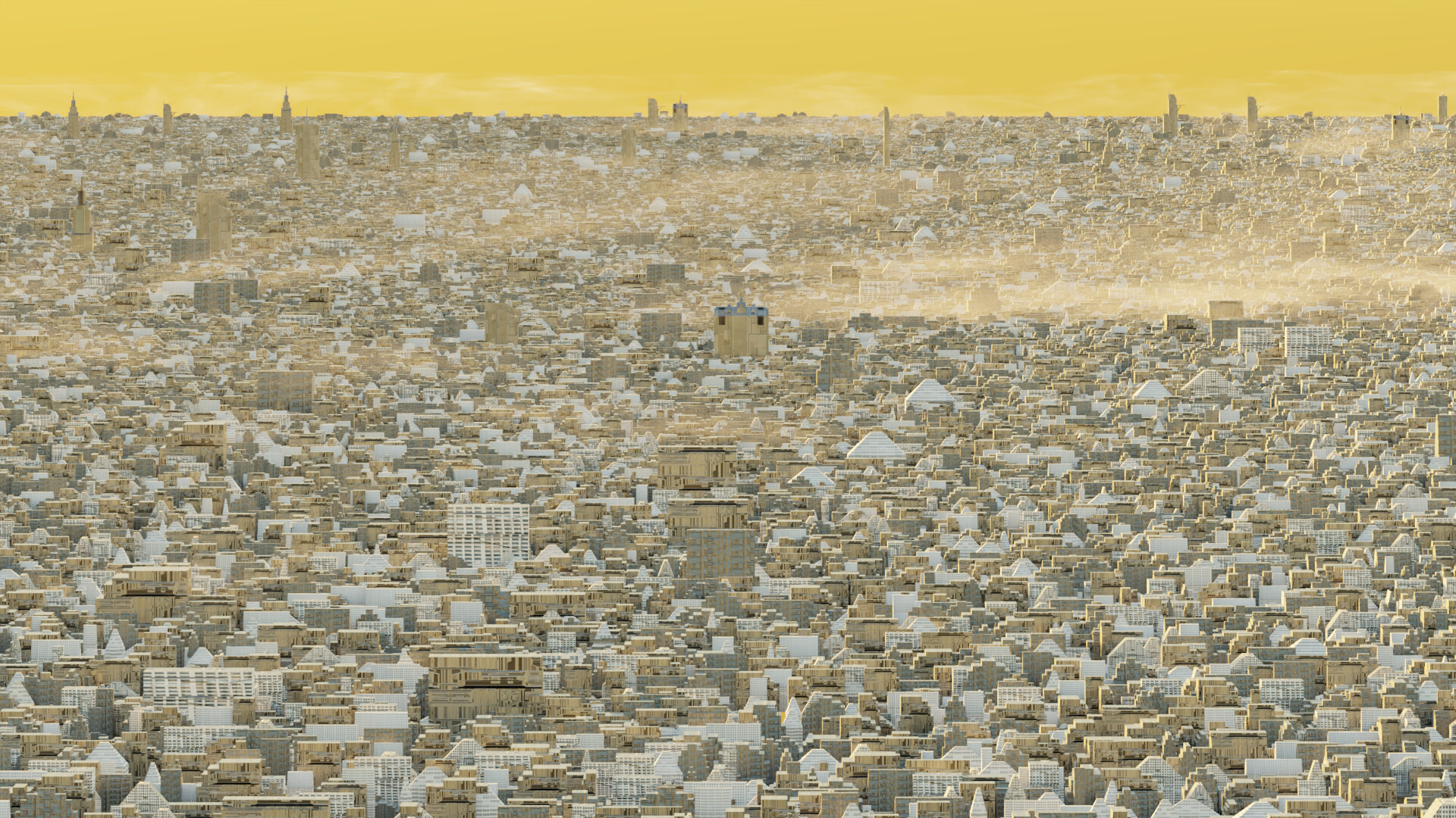 ArtStation - Procedurally generated City-1