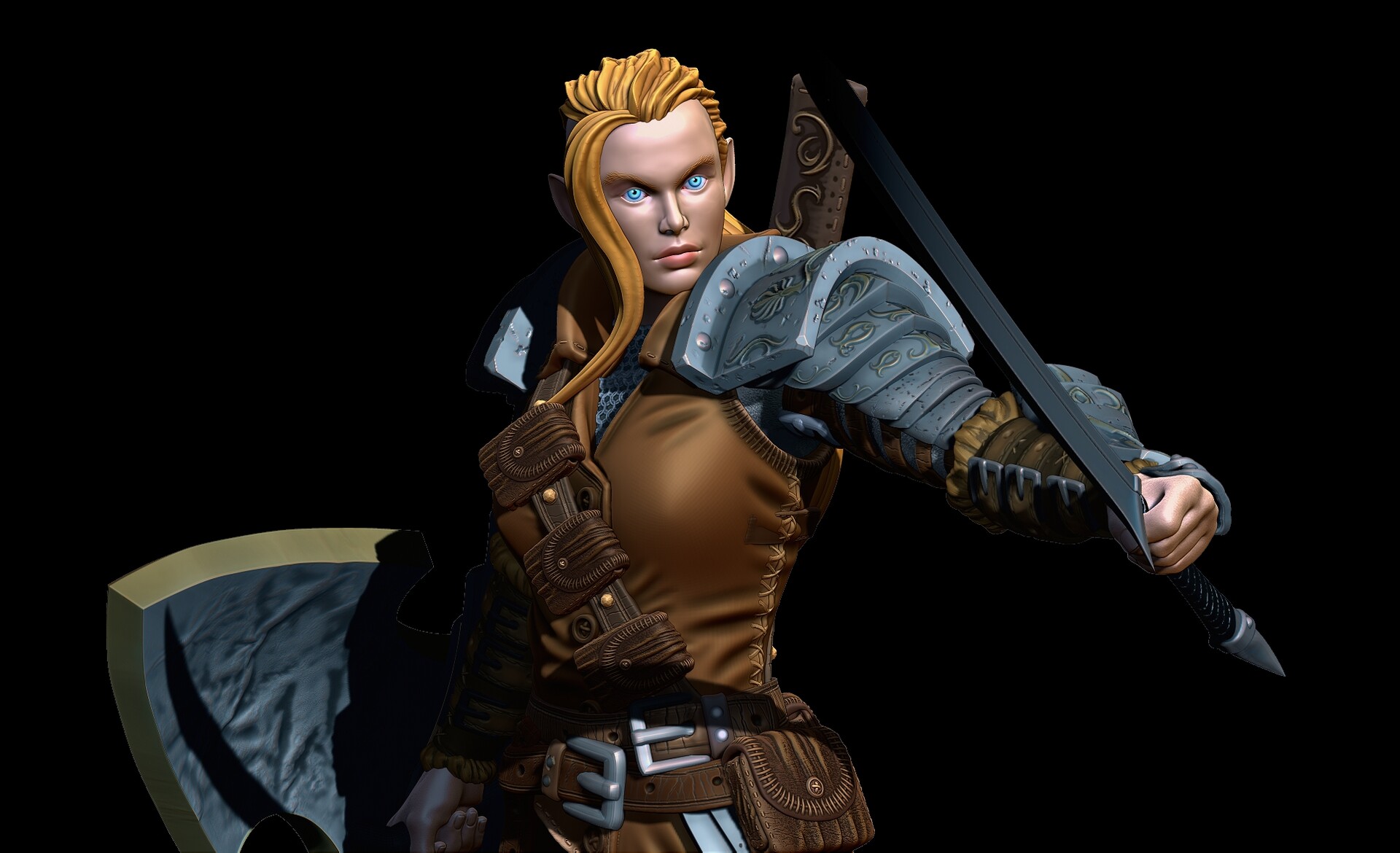 ArtStation - Elven warrior