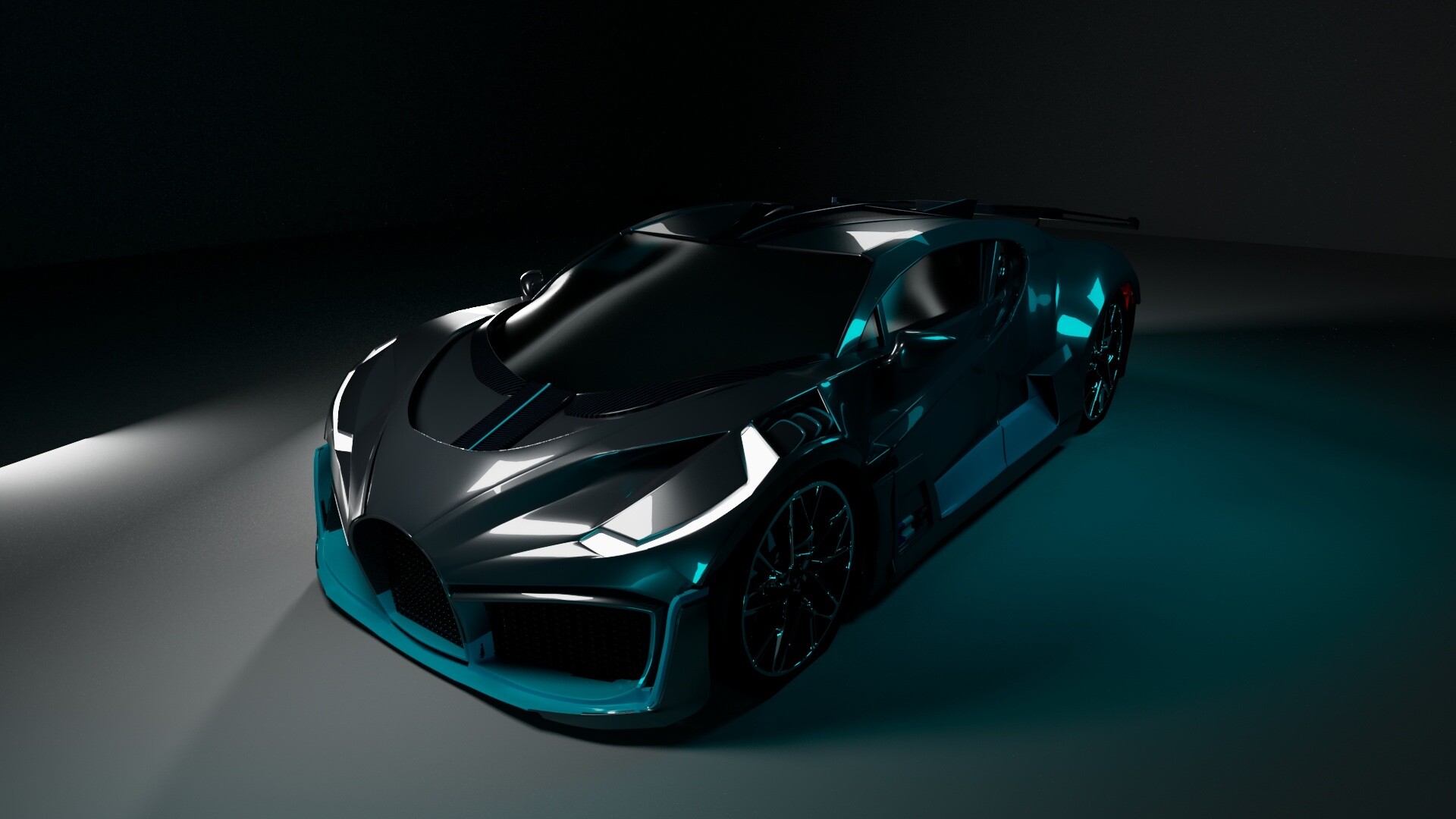 ArtStation - 3D Bugatti car model with textures