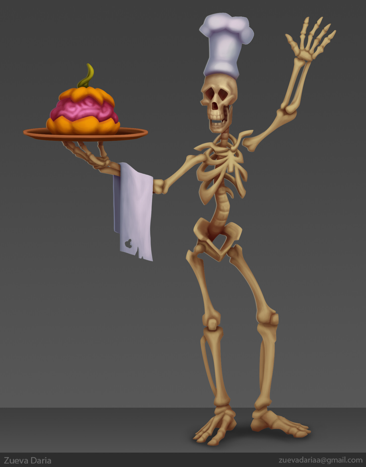 ArtStation - Skeleton cook