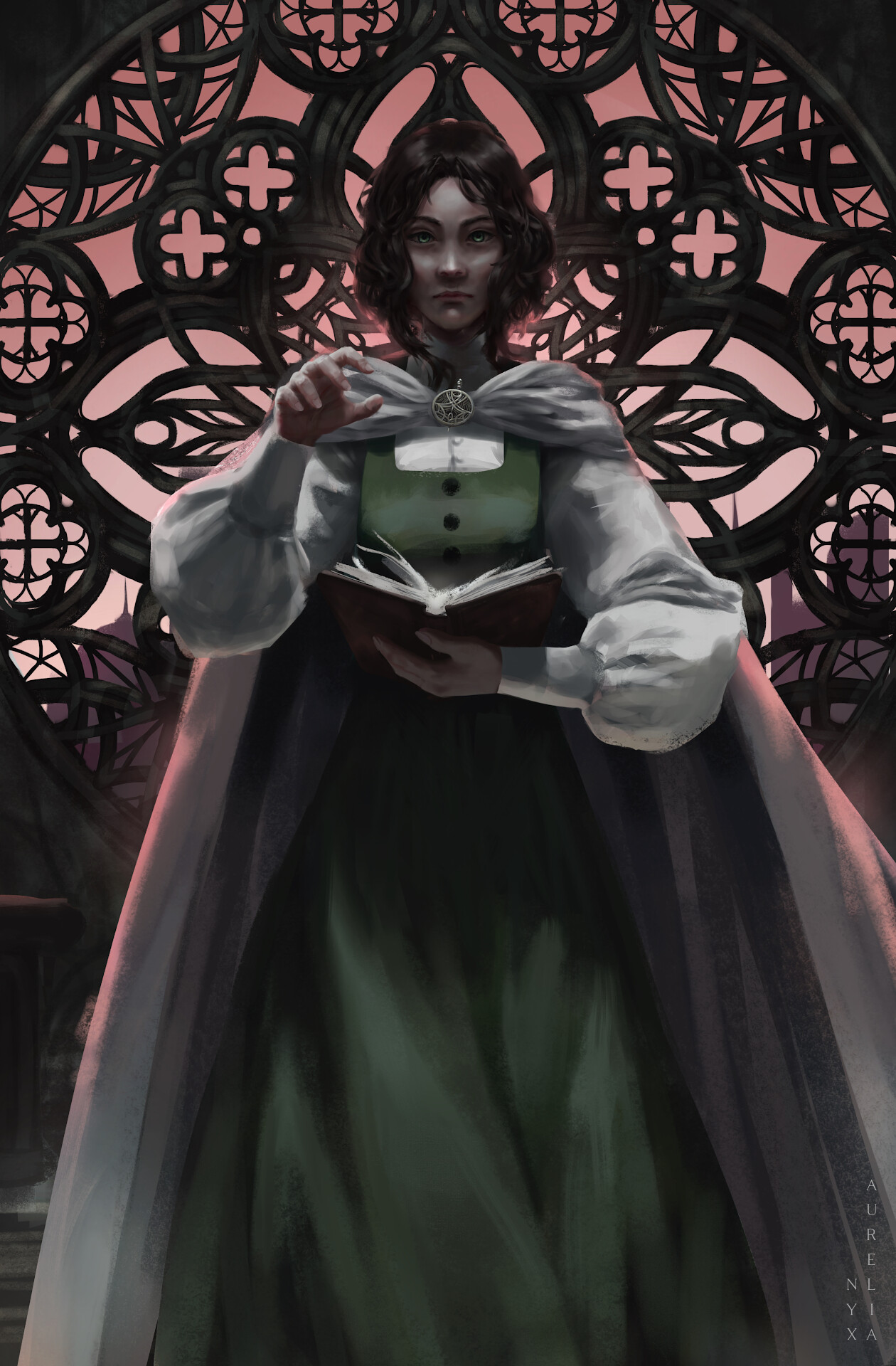 ArtStation - Blood Over Bright Haven - Cover Illustration