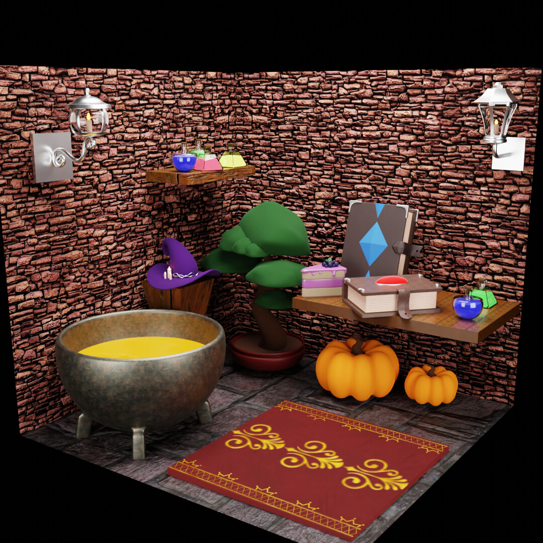 ArtStation - Witch's room