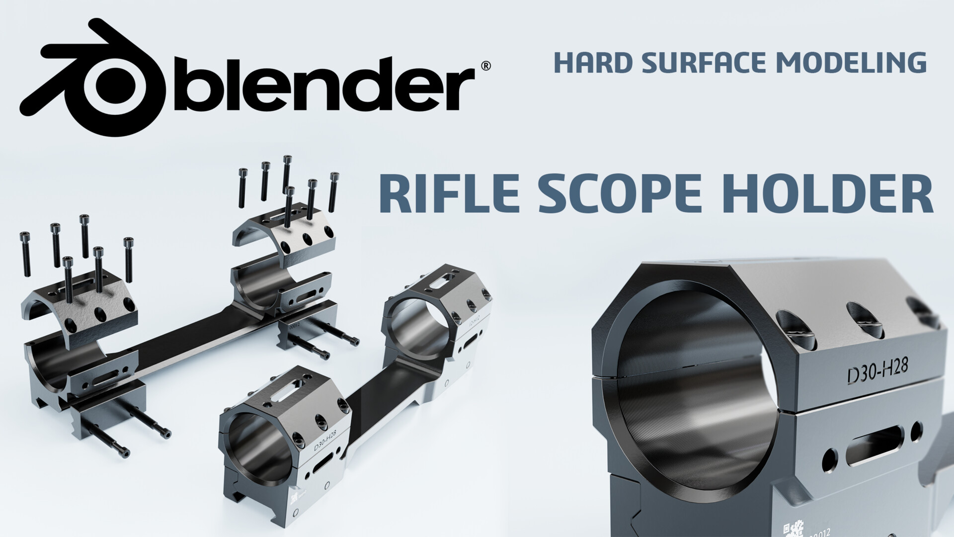 ArtStation - Rifle scope holder design