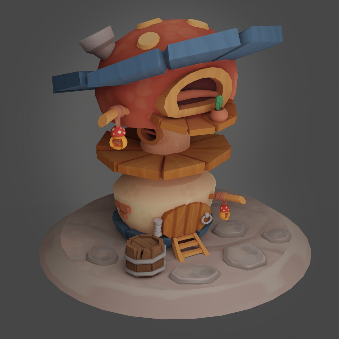 ArtStation - Mushroom House