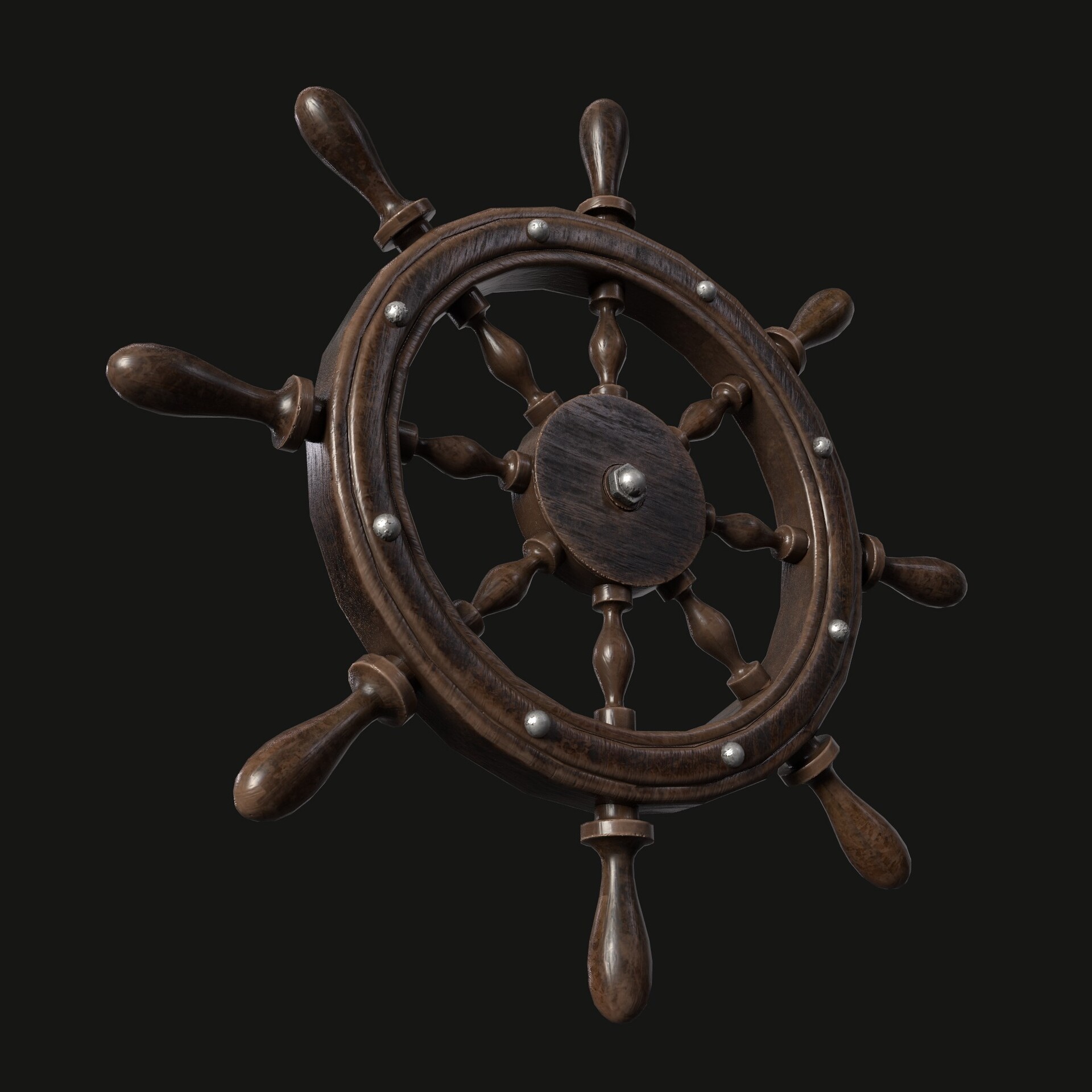 ArtStation - Ship Wheel Game Prop