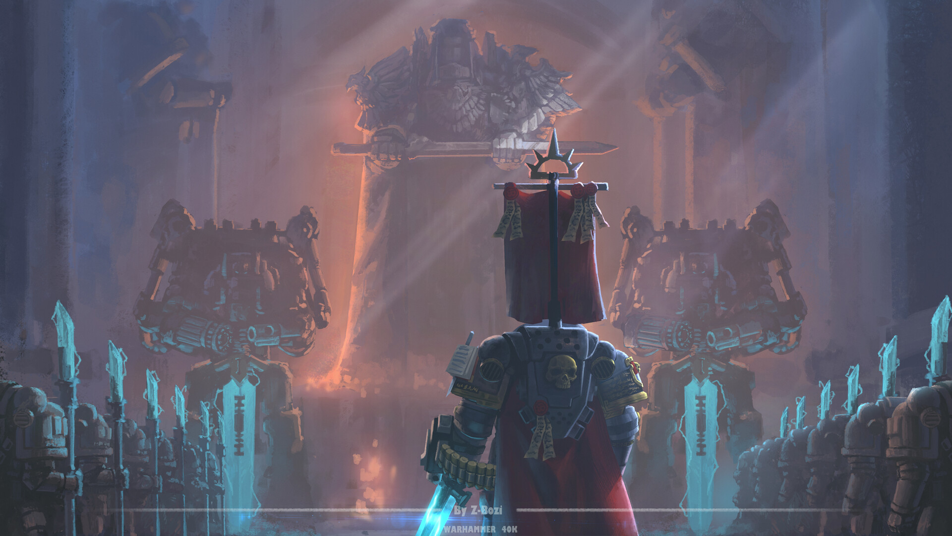 ArtStation - 【战锤40K】战争祷告 The War Prayer