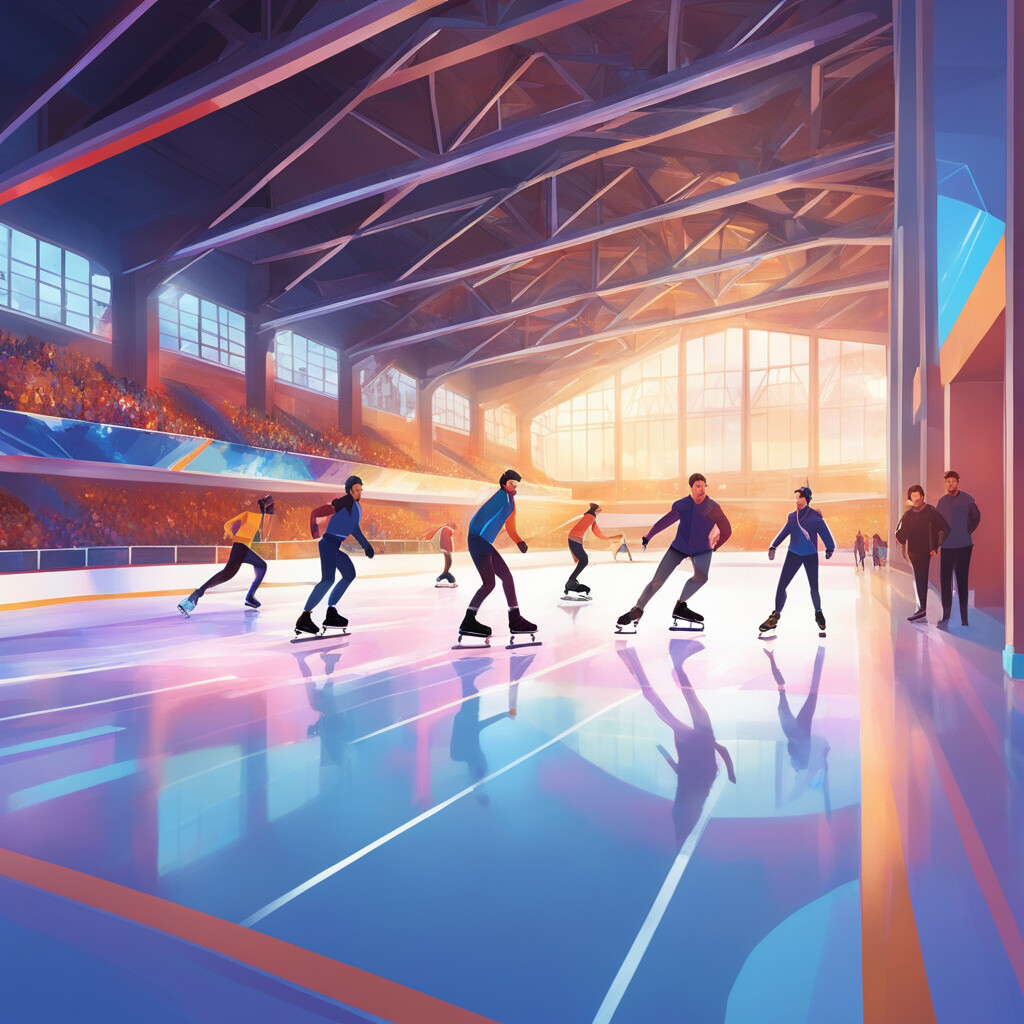 ArtStation - indoors ice skating in free time