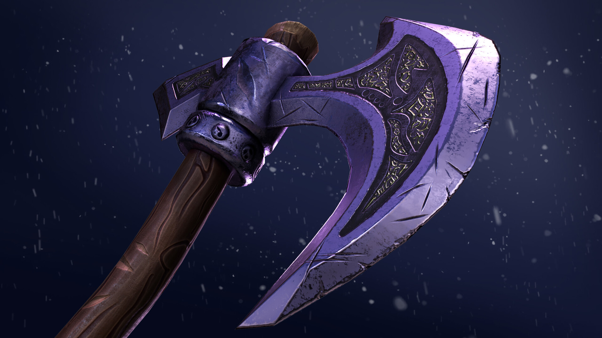 ArtStation - Student's showcase |Props Modeling | Stylised Axe