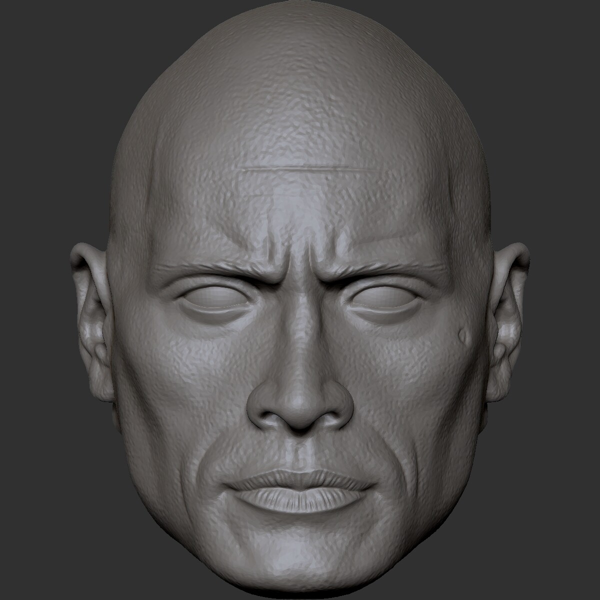 ArtStation - DWAYNE JOHNSON AS THE ROCK HEAD FOR ACTION FIGURES