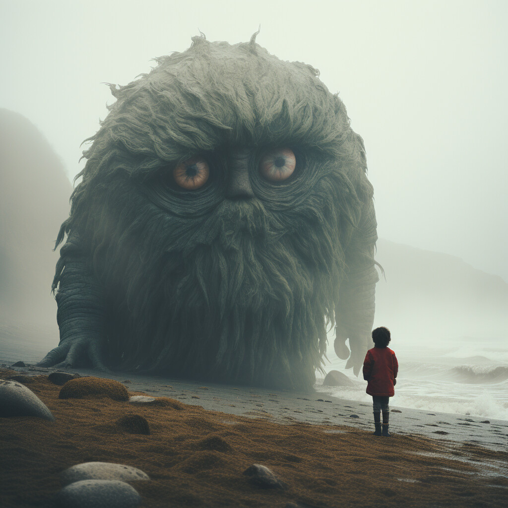 ArtStation - The Kid and the Monster