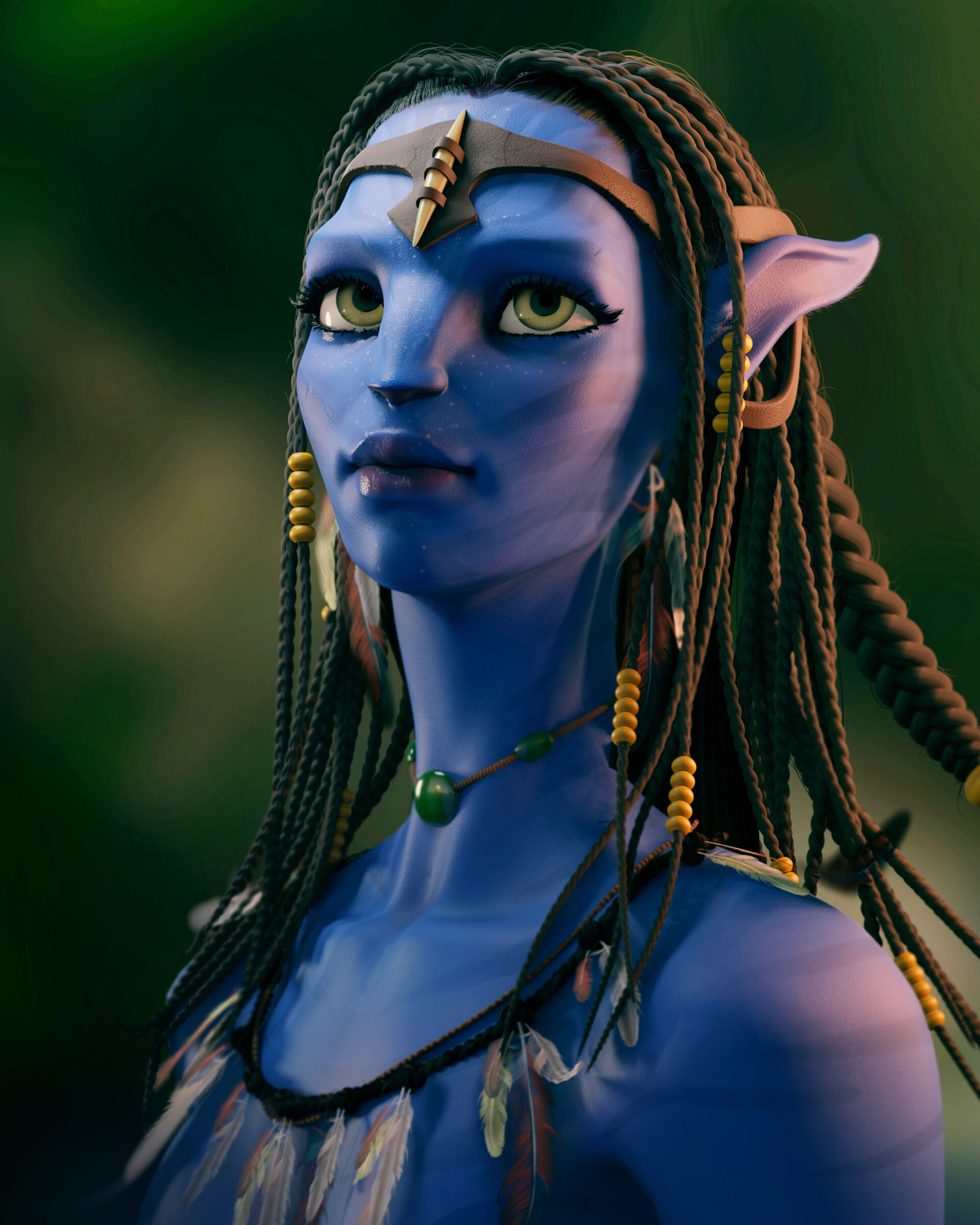 ArtStation - 阿凡达avtar 肖像练习