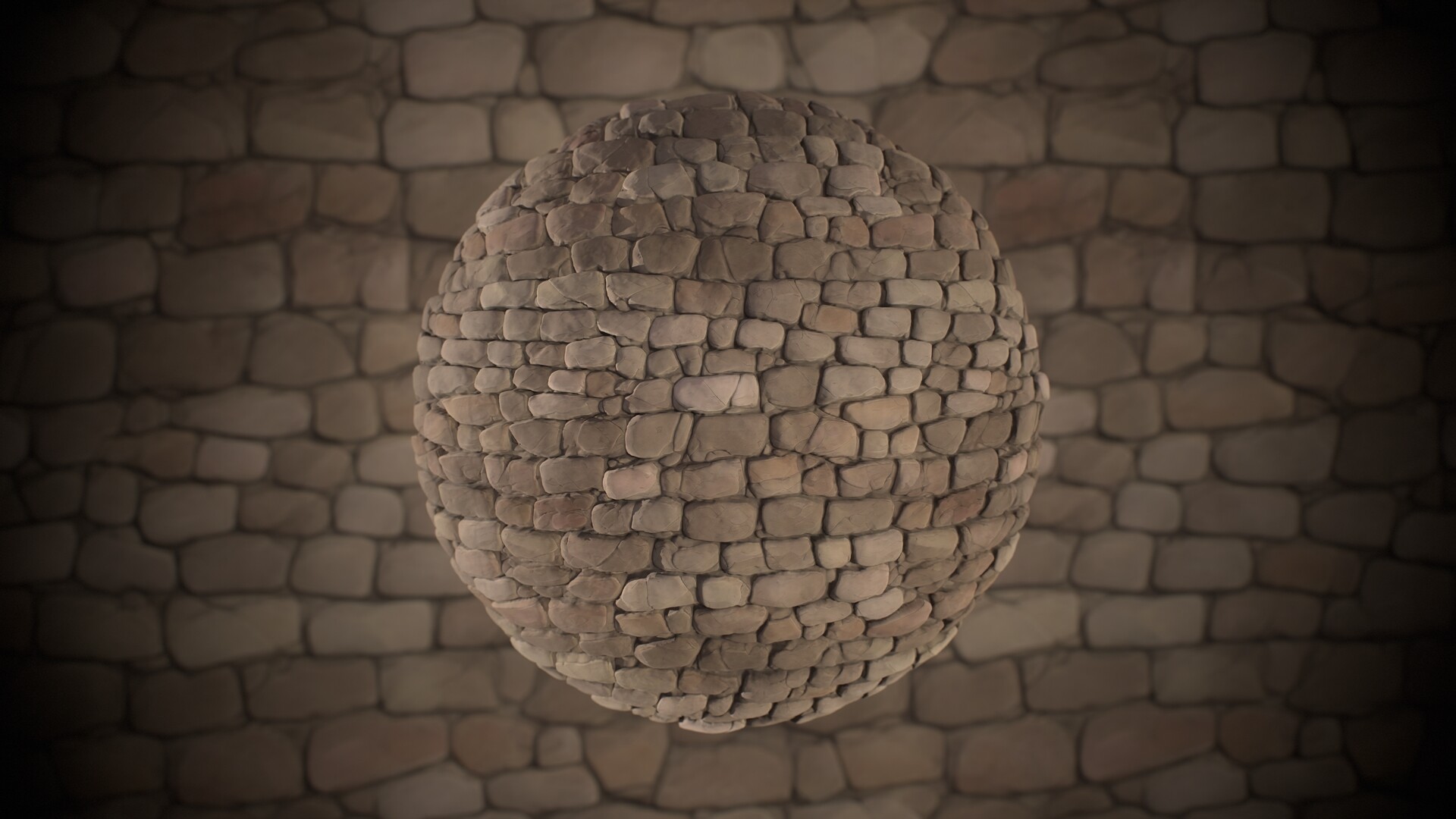 ArtStation - Stylized Stone Wall Materials