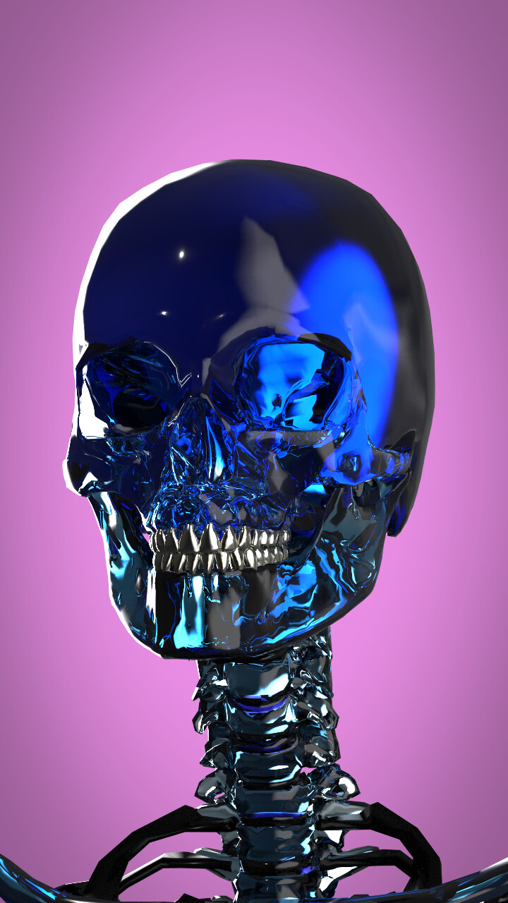 ArtStation - digital female skeleton // created in / clo3d