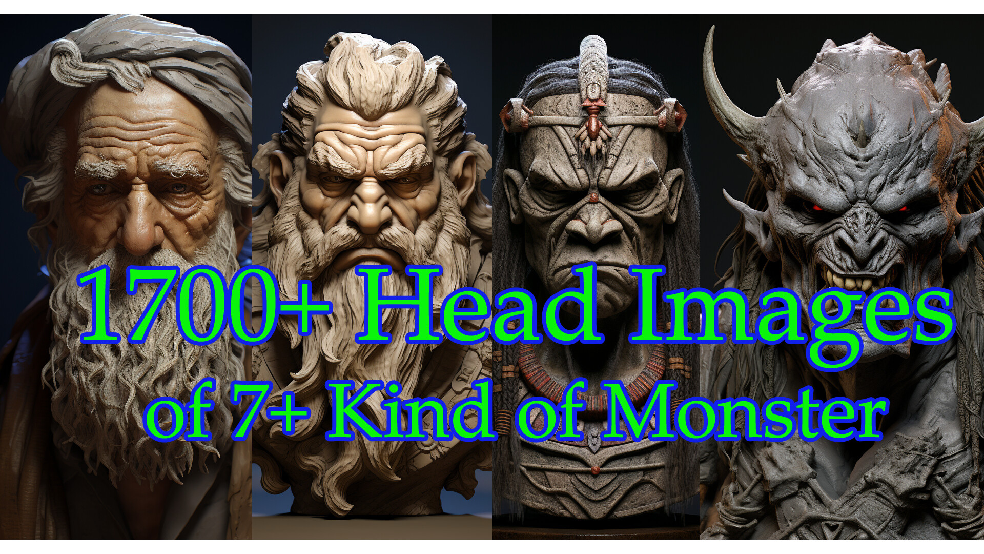 ArtStation - Monste head Images Reference