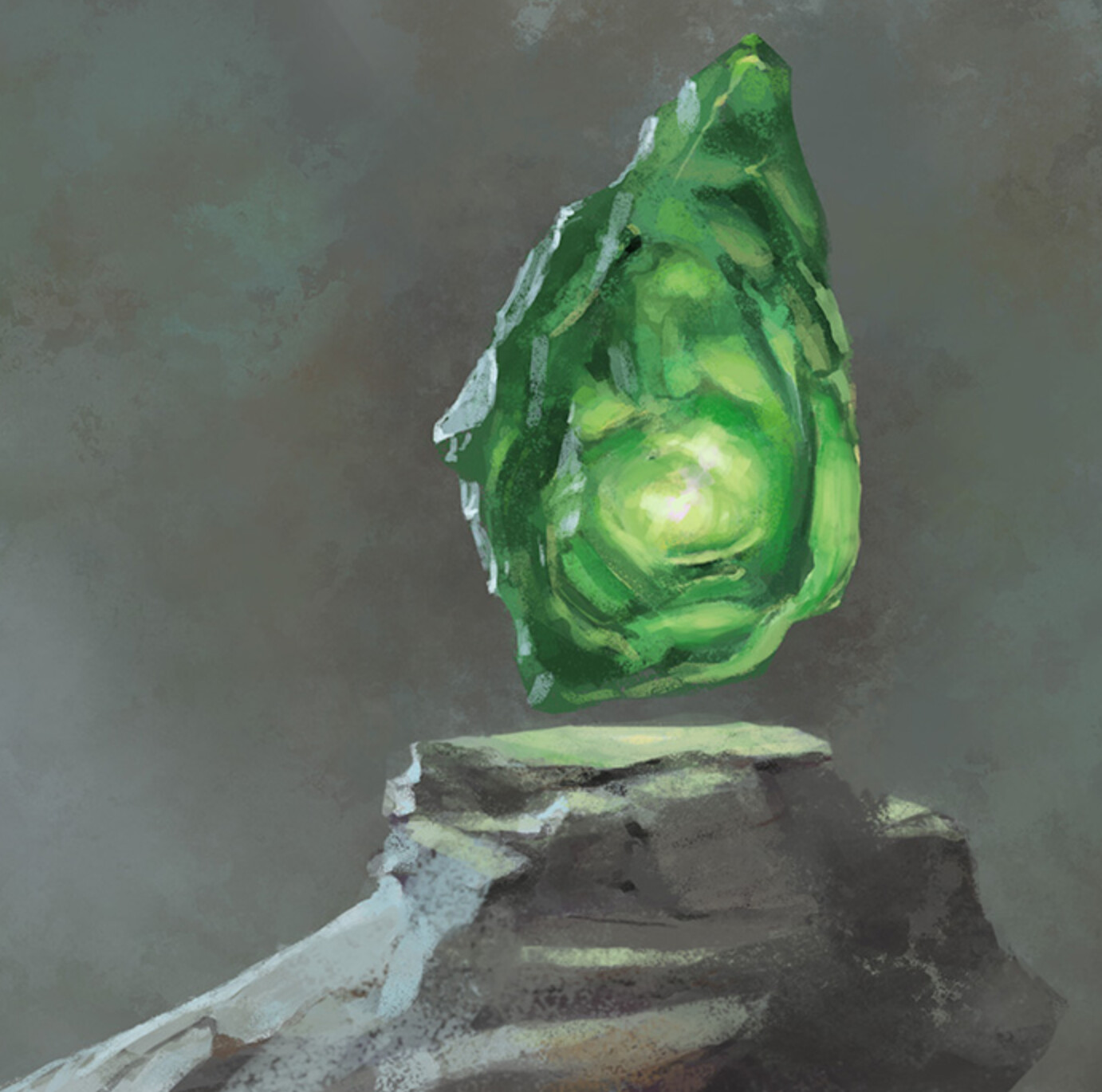 ArtStation - Glowing stone