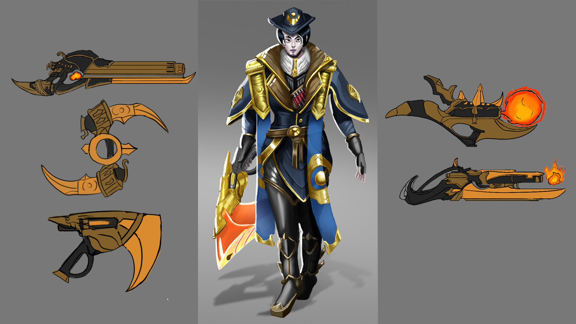 ArtStation - Highnoon Aphelios (LoL fan skin project)