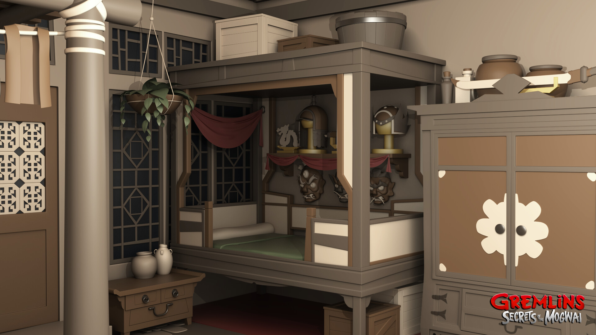 Evan Ahlheim - Medicine Shop Back Room Interior - Gremlins: Secrets of ...