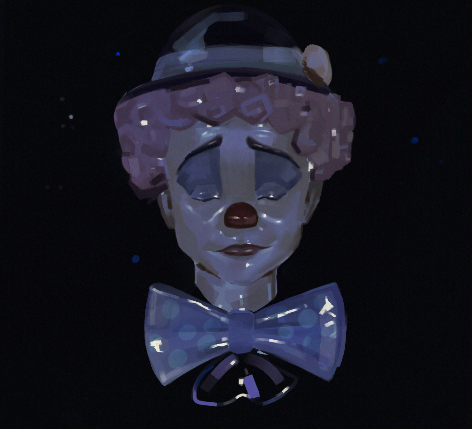 ArtStation - Porcelain Clown ͡ಥ‿ ಥ