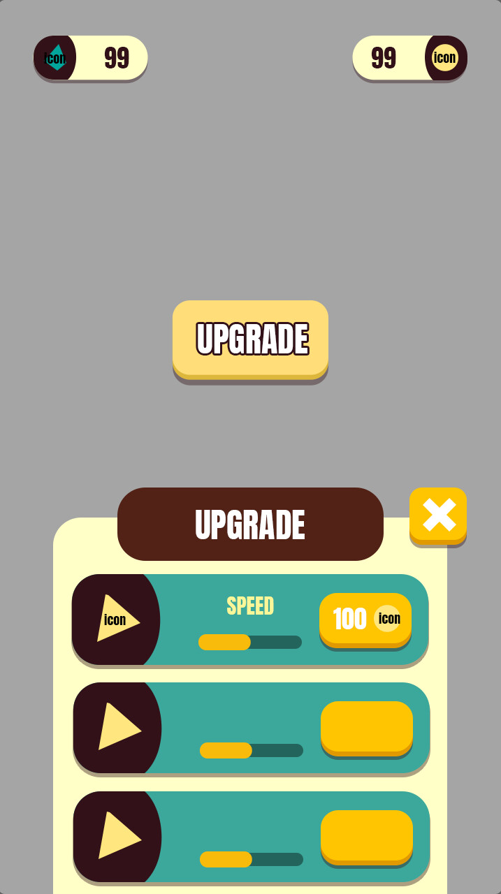 ArtStation - Upgrade ui