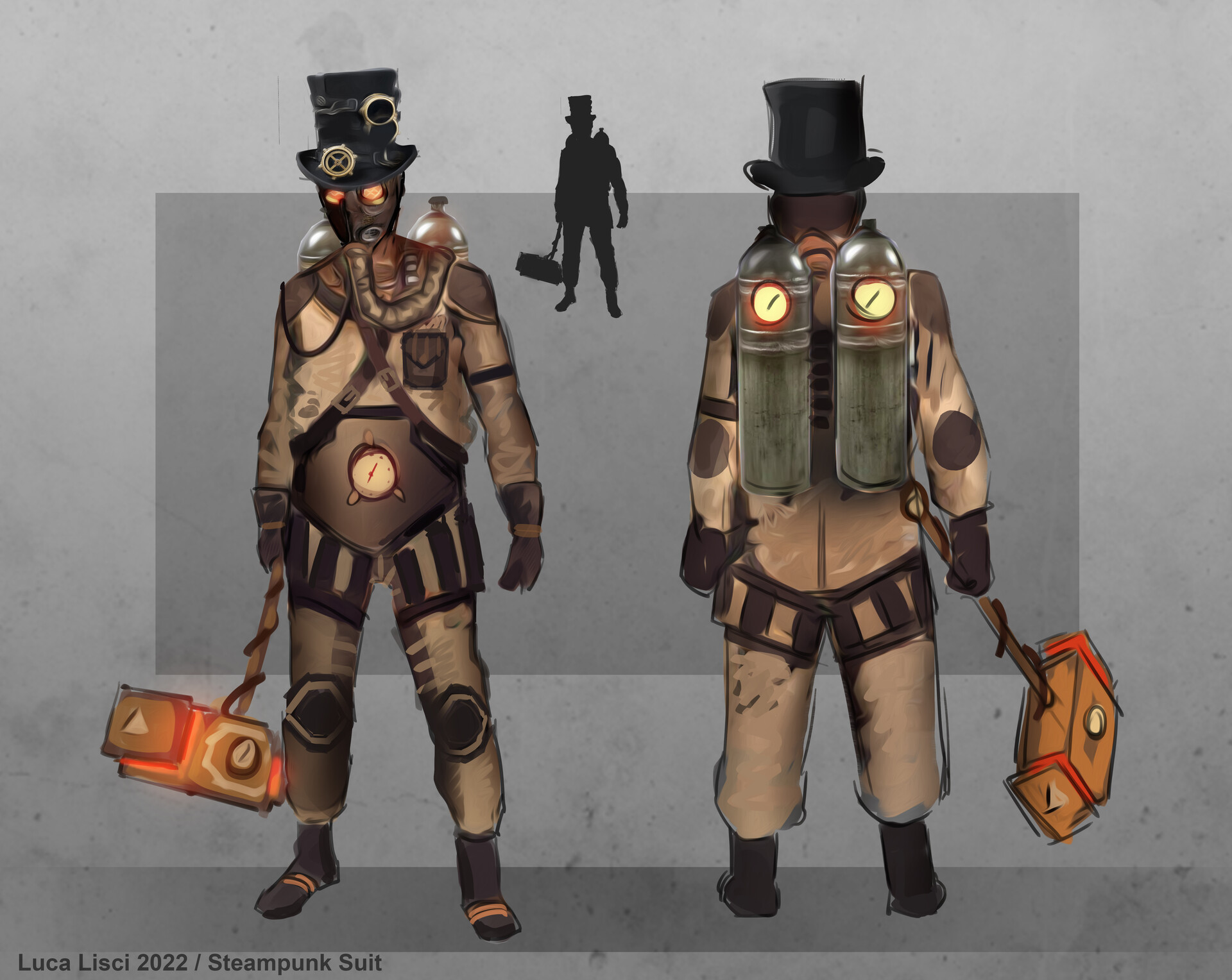 ArtStation - Steampunk Suit