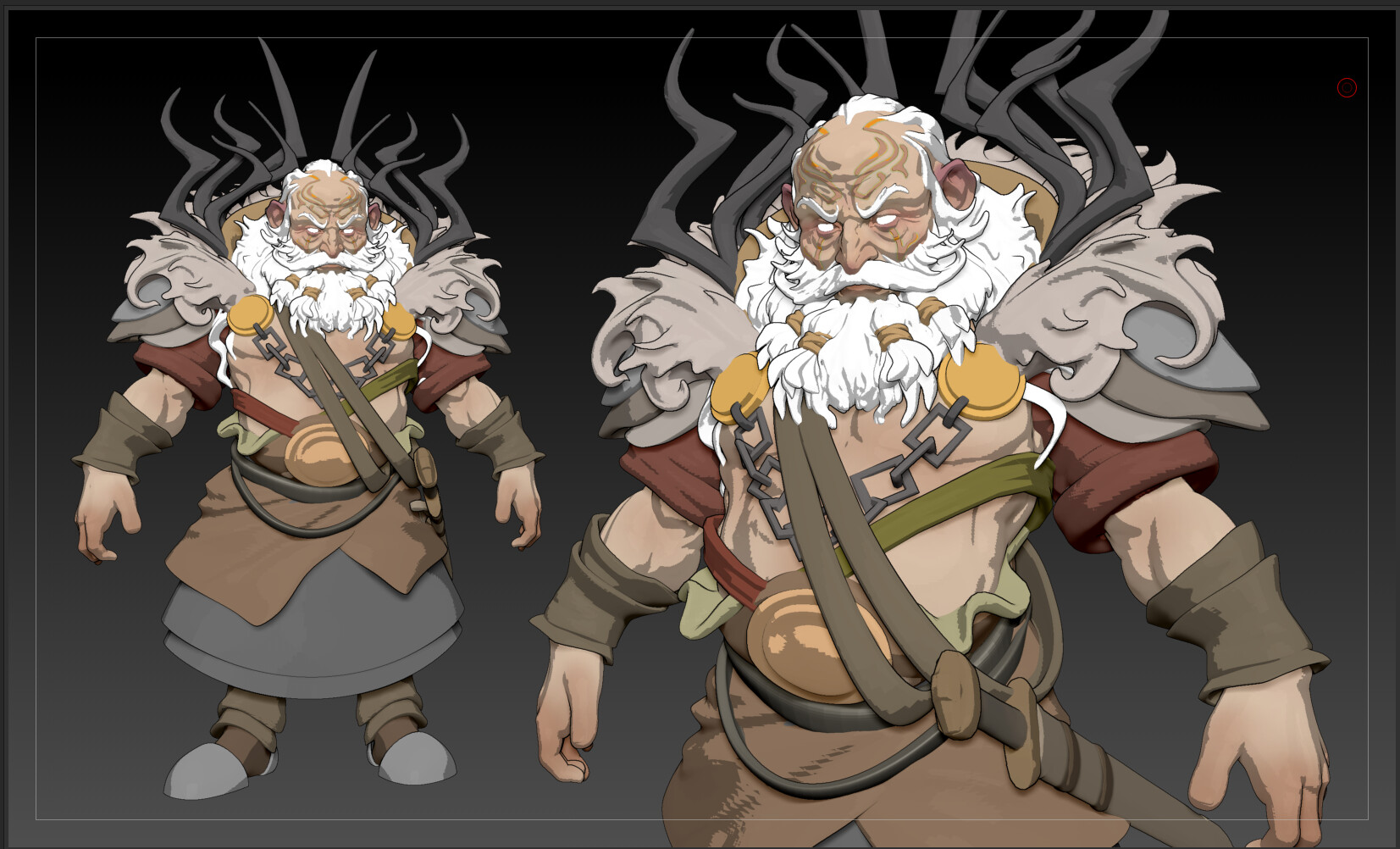ArtStation - Dwarf study - Zbrush sketch