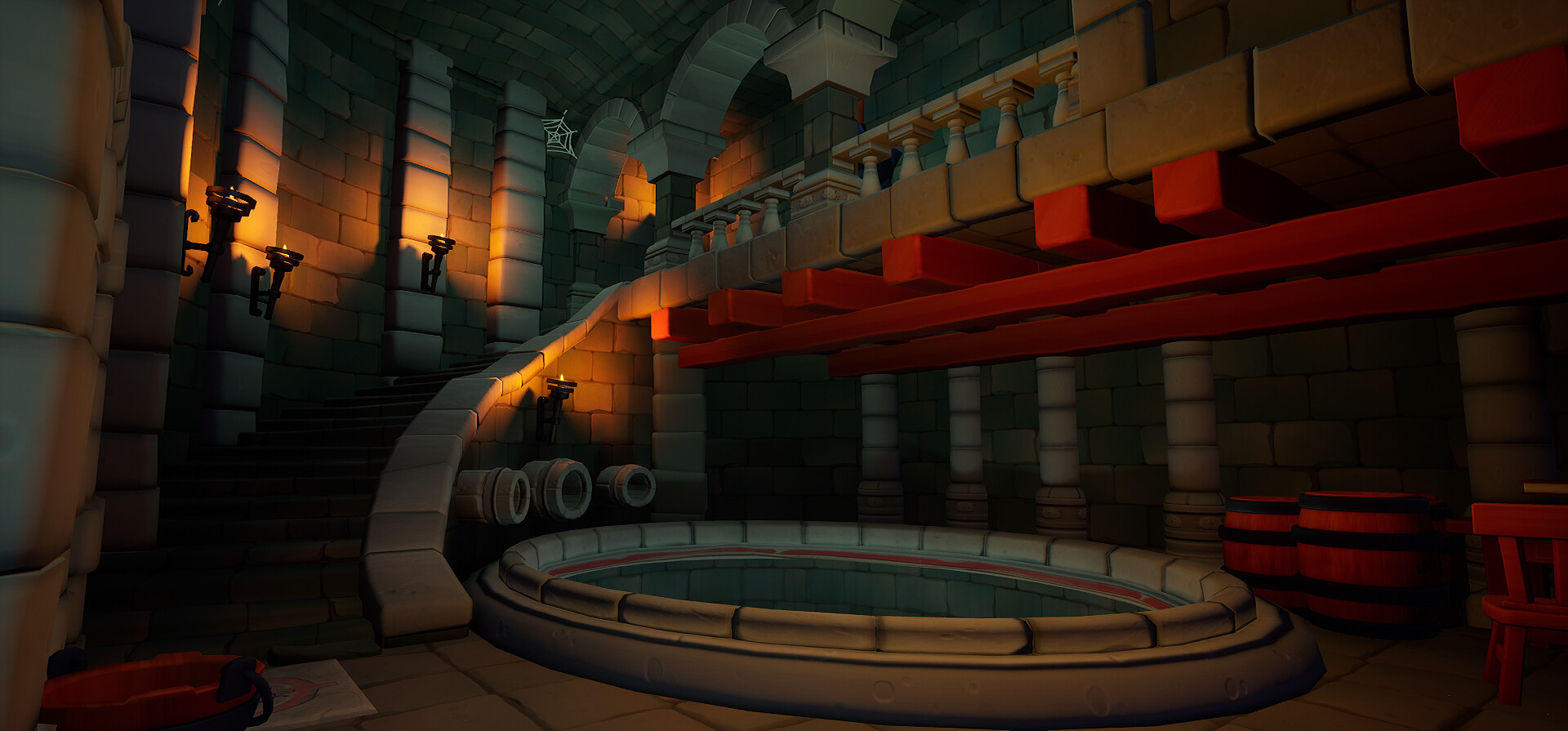 Solenn Ripoteau - Lootters (Game project WIP environments)