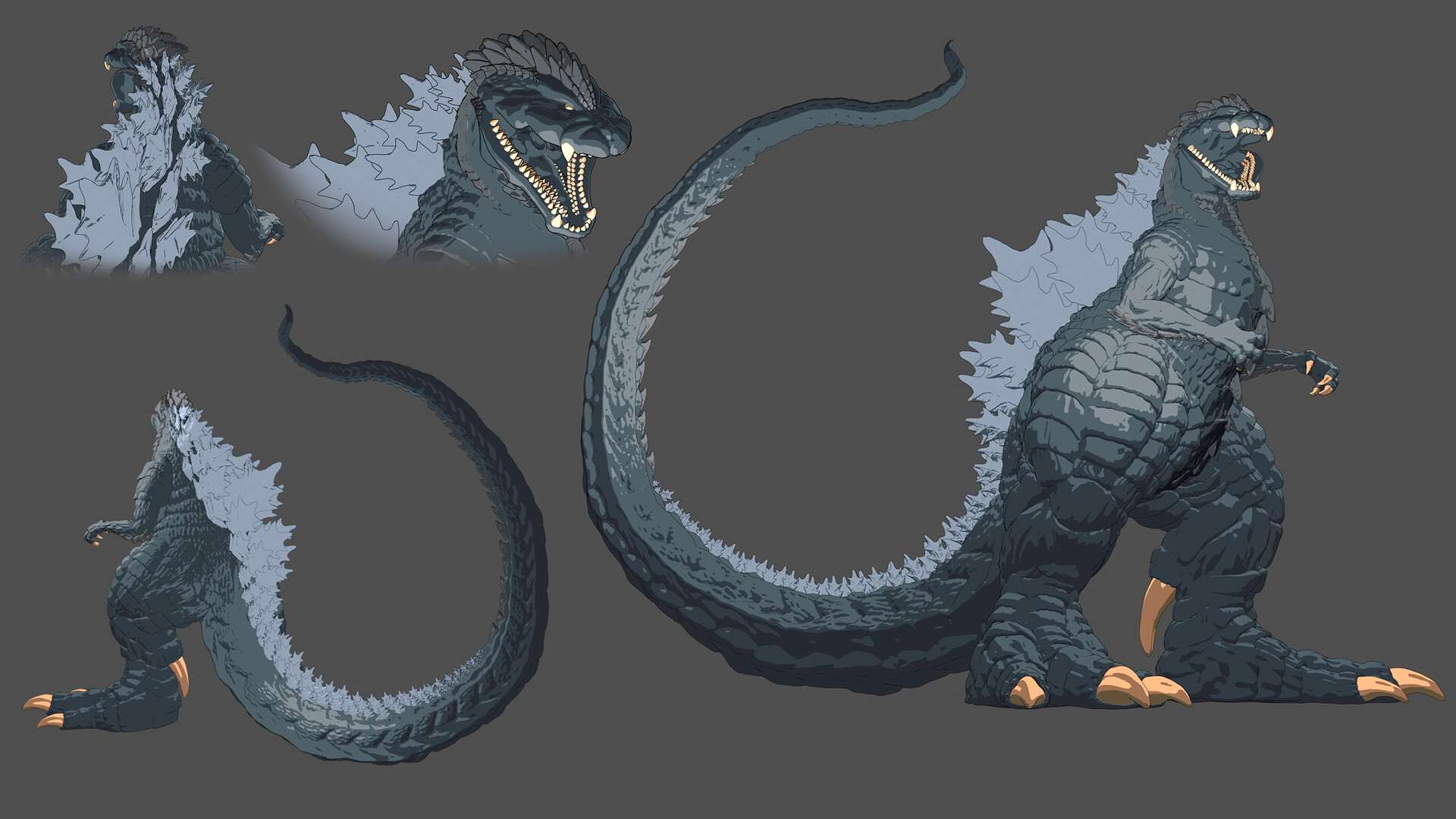 ArtStation - Godzilla Singular Point 3D Sculpt