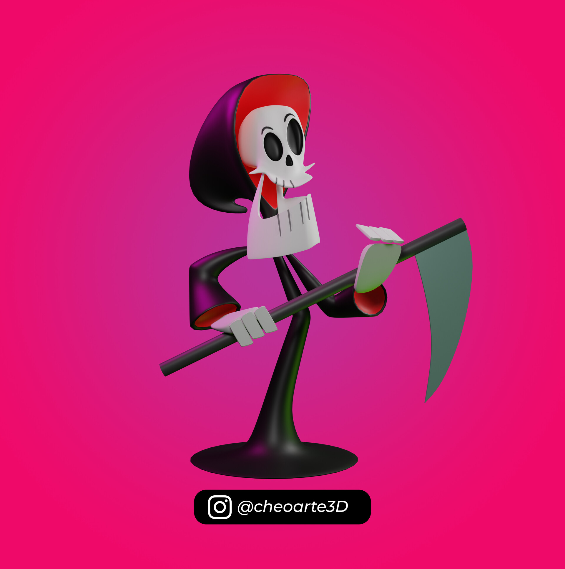 ArtStation - Fant_Arts personaje cartoon puro hueso diseño 3D