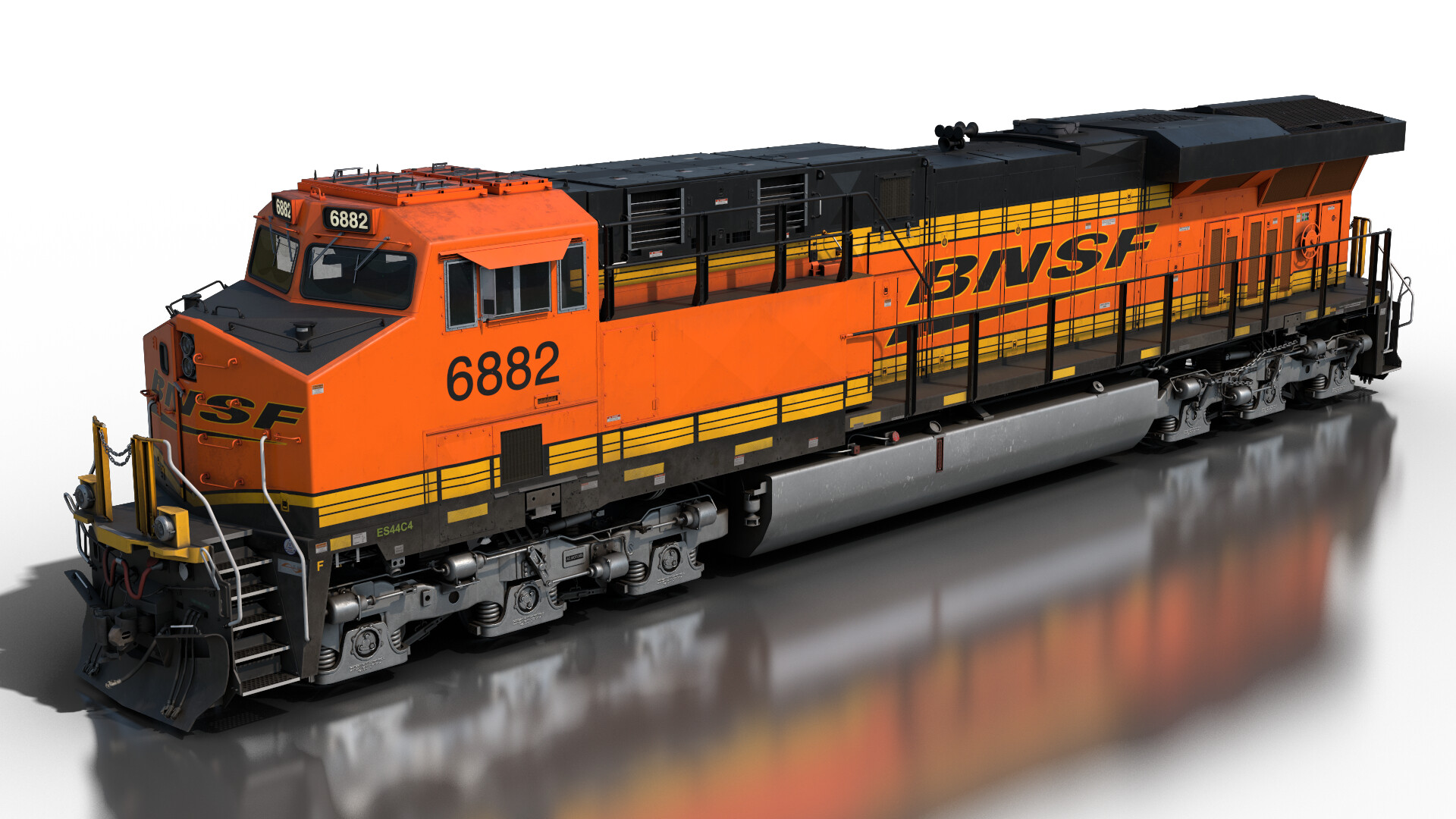 ArtStation - BNSF ES44C4