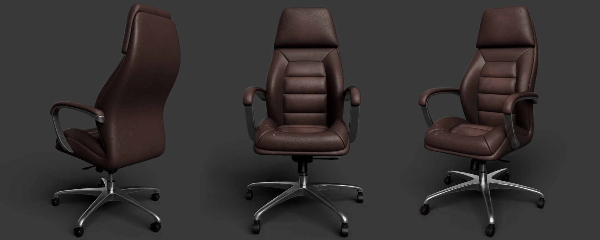 ArtStation - Worn Boss Chair 3d asset