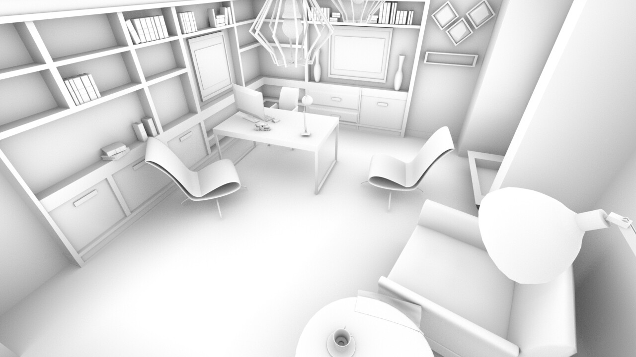 ArtStation - Indoor house - 2