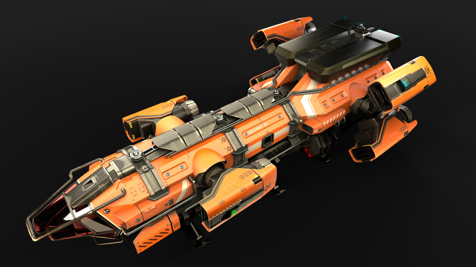 Red Apple Technologies - Sci-fi - modular spaceship