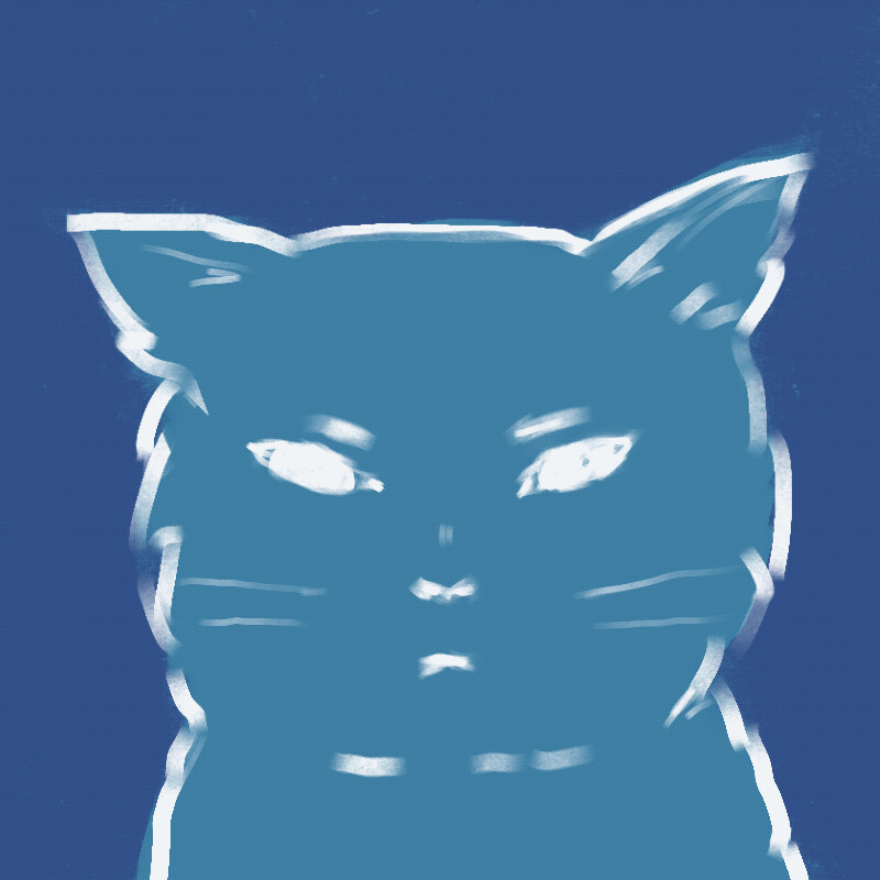 ArtStation - Angry cat