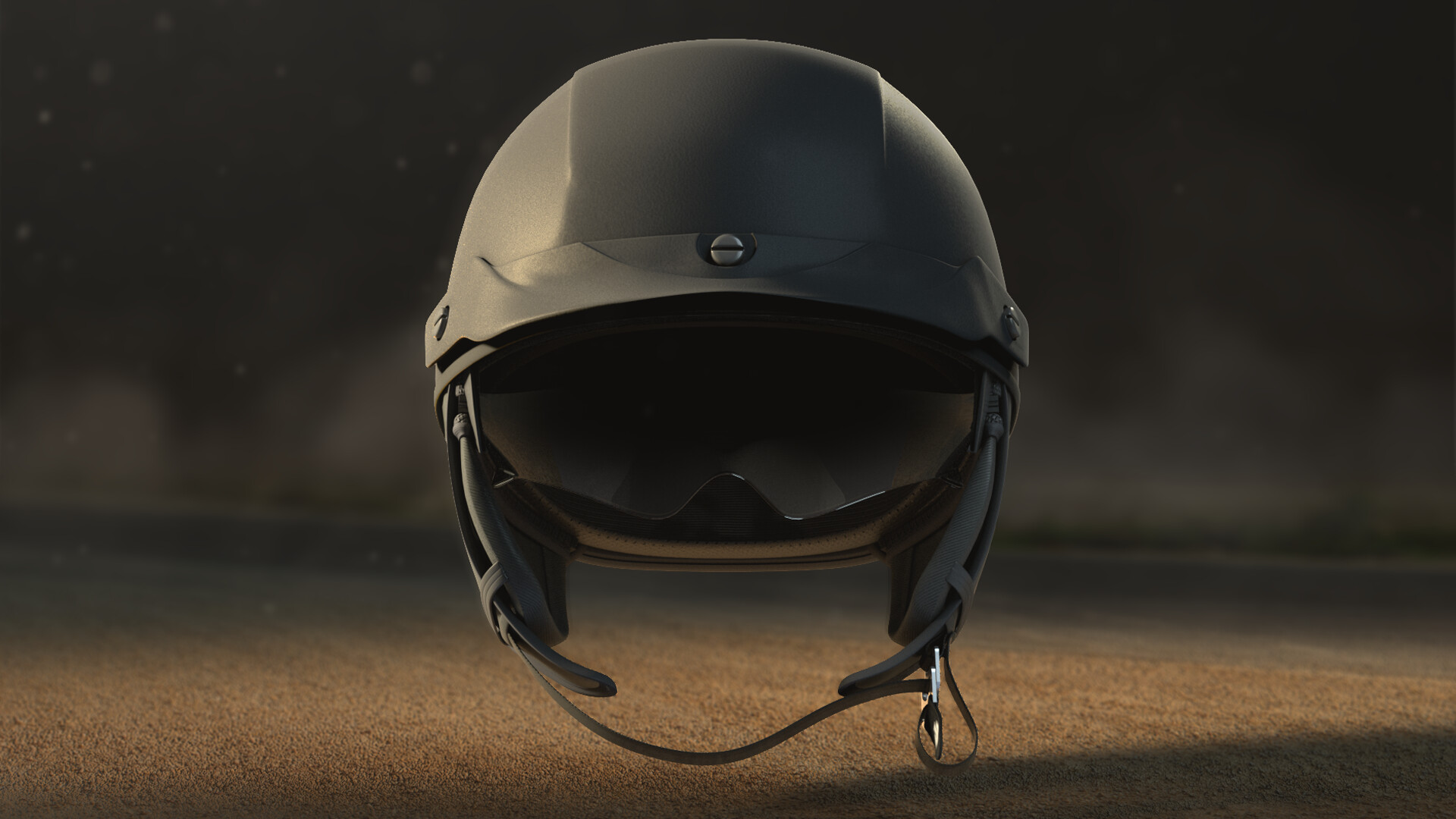 ArtStation - Harley Davidson Biker Helmet 3D Model
