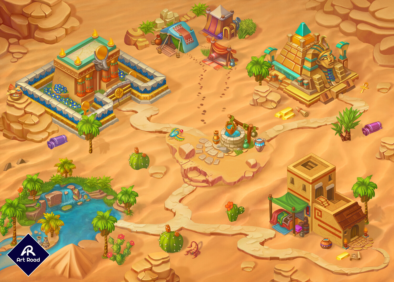 ArtStation - Egypt map