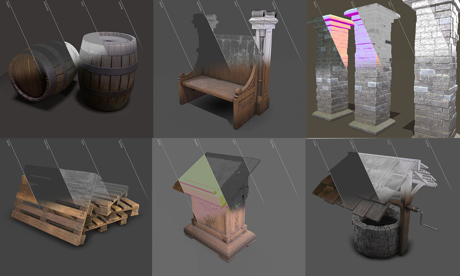 ArtStation - Game ready props