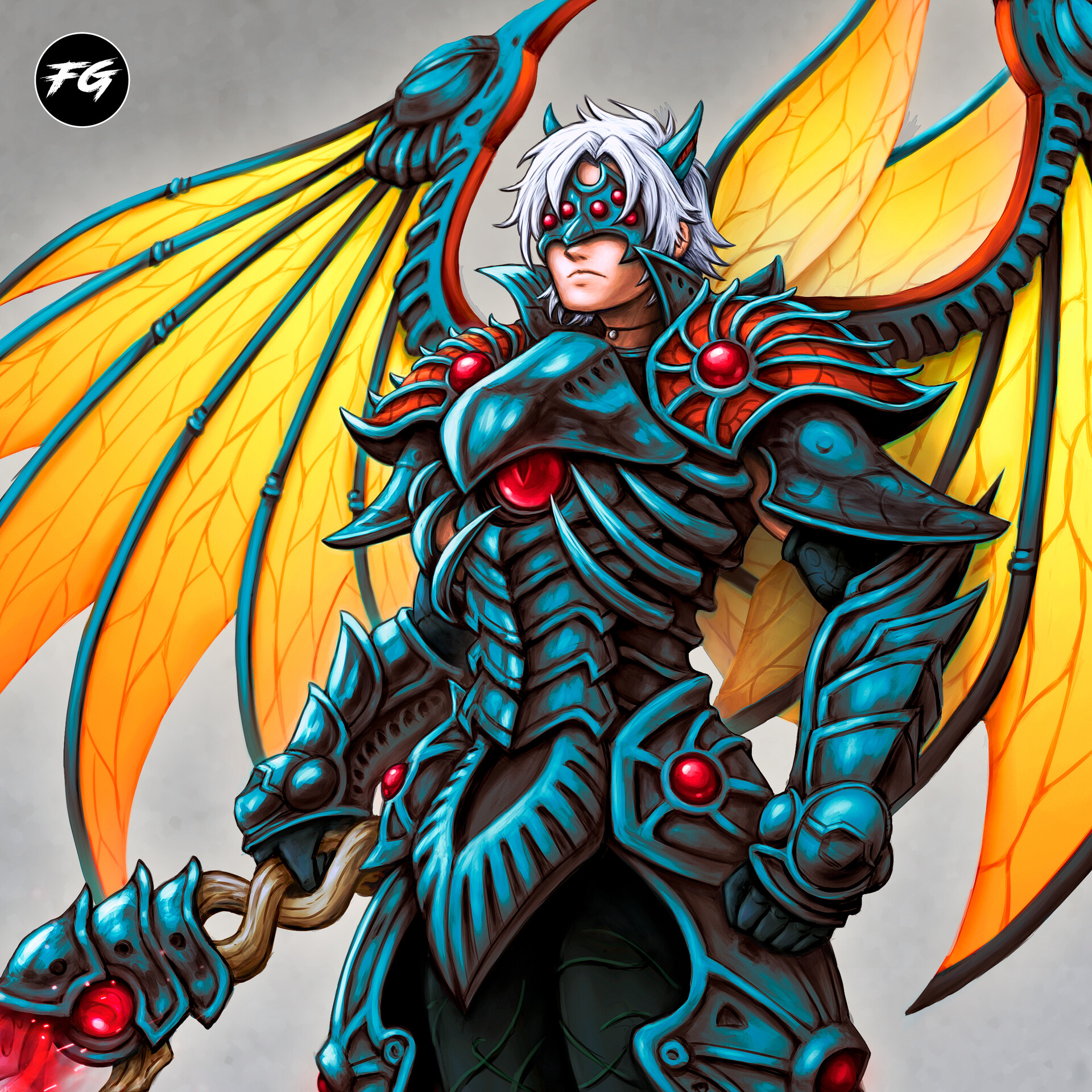 FGArtworks Website - Omni Mercurial Dark Vassal Dragoon Lloyd