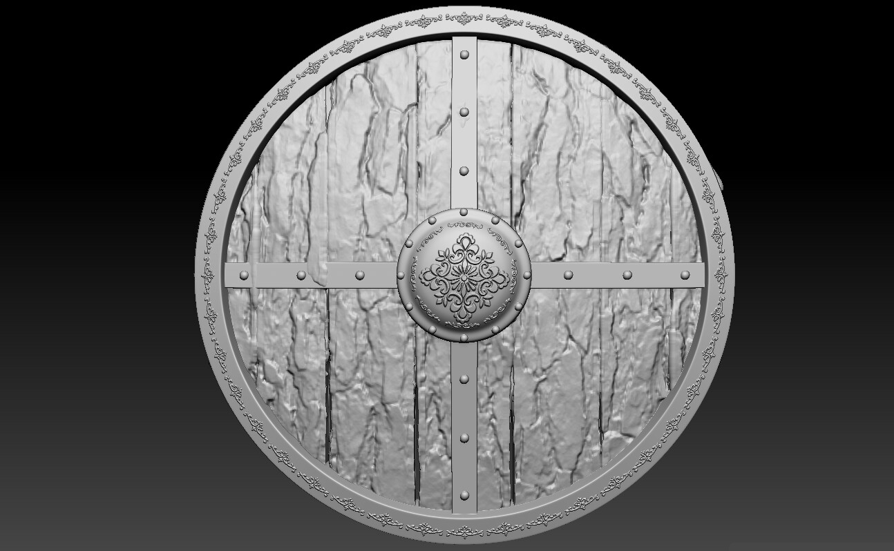 ArtStation - shield sculpting