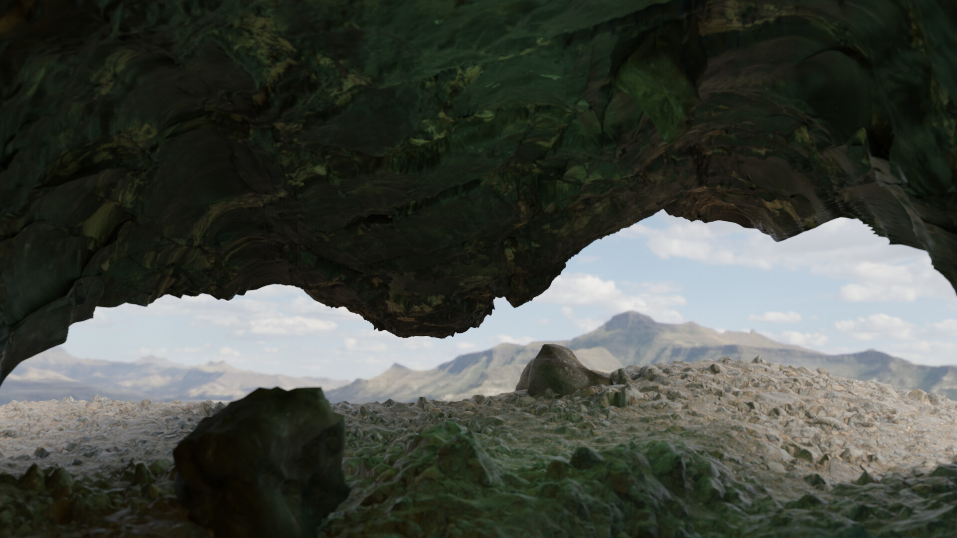 ArtStation - Realistic cave