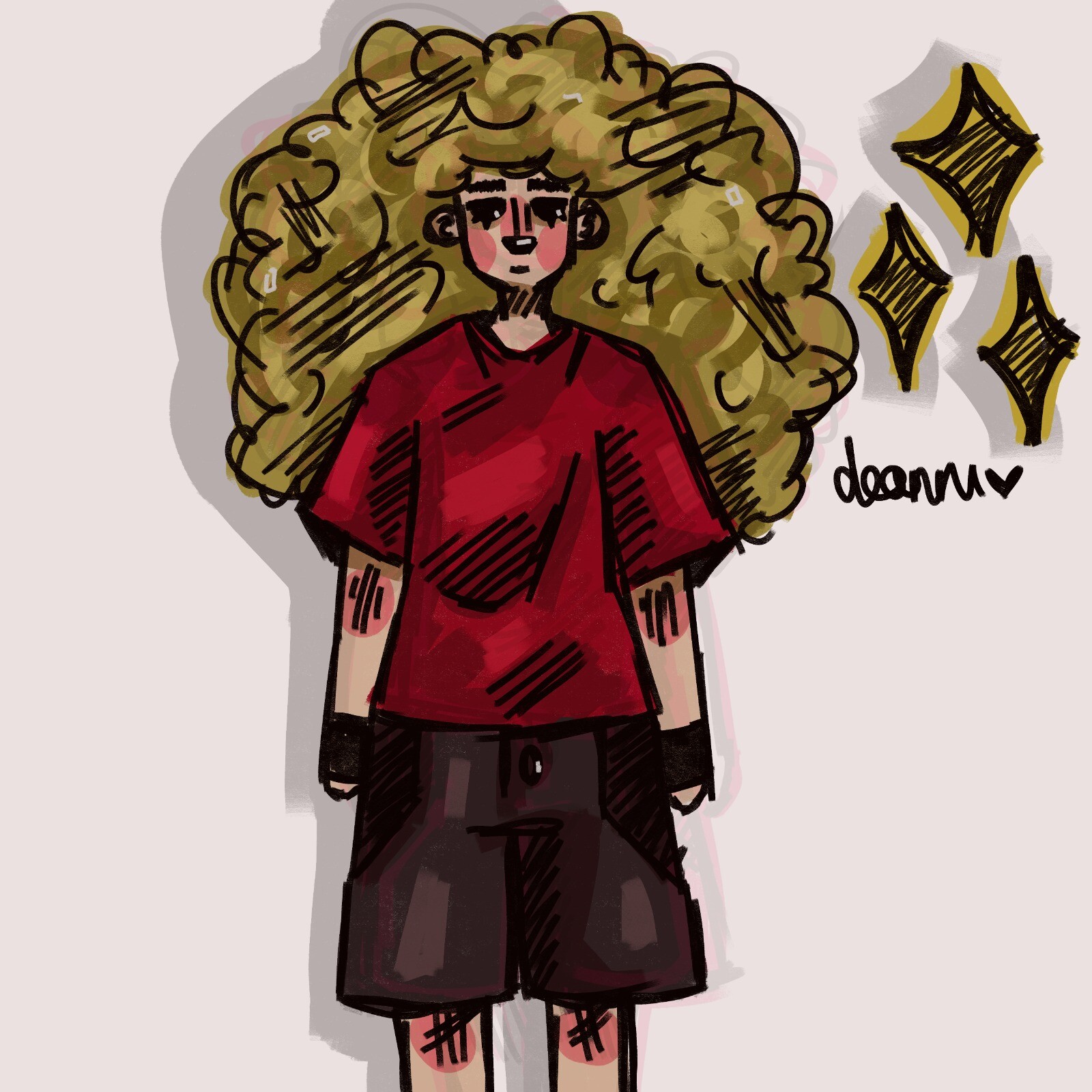 ArtStation - Blonde boy character design