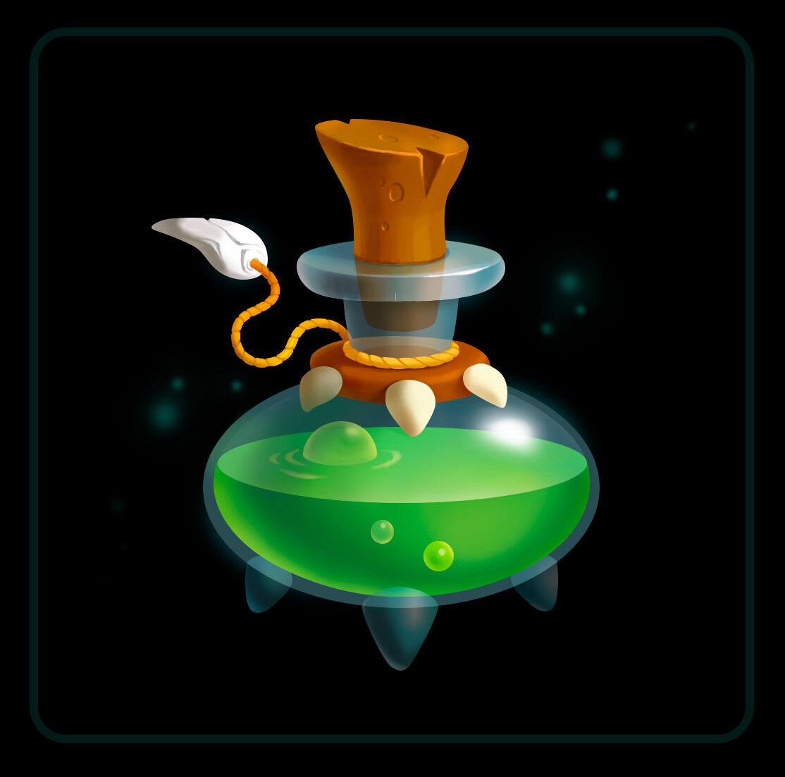 ArtStation - Game icon magic bottle