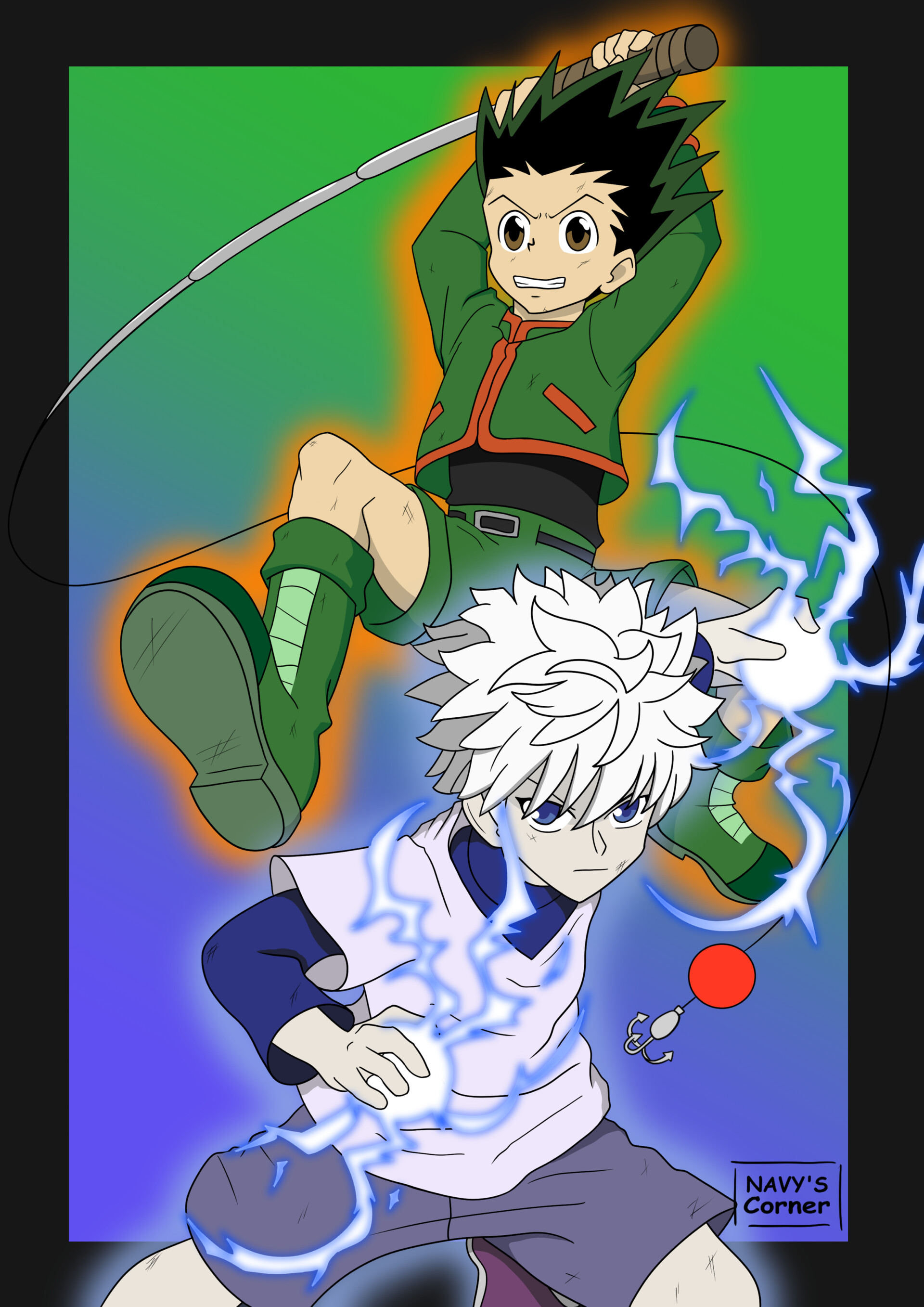 ArtStation - Gon and Killua! ️