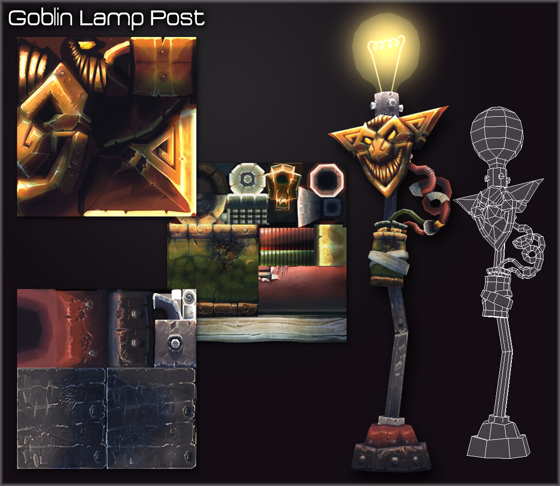 Alfonso.3DArtist - Goblin Lamp Post
