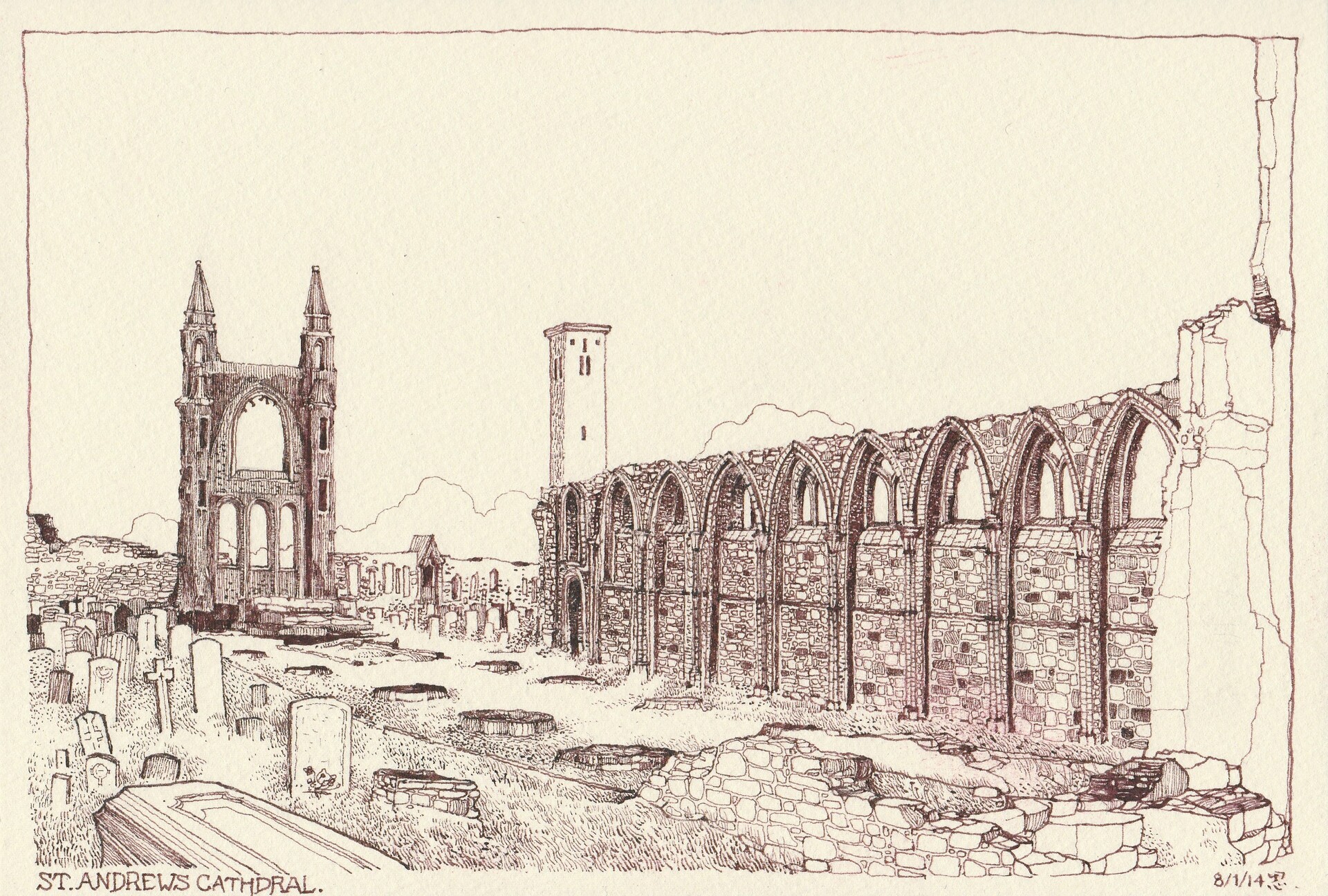 ArtStation - Ruin of St Andrews Cathedral