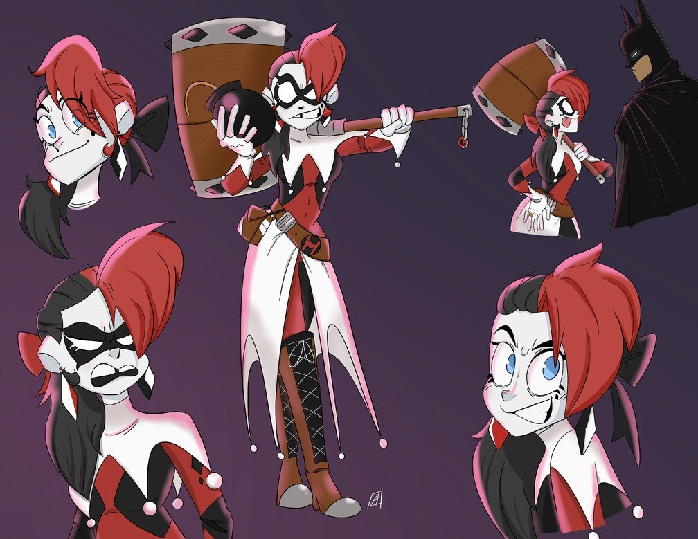ArtStation - Character Design - Harley Quinn
