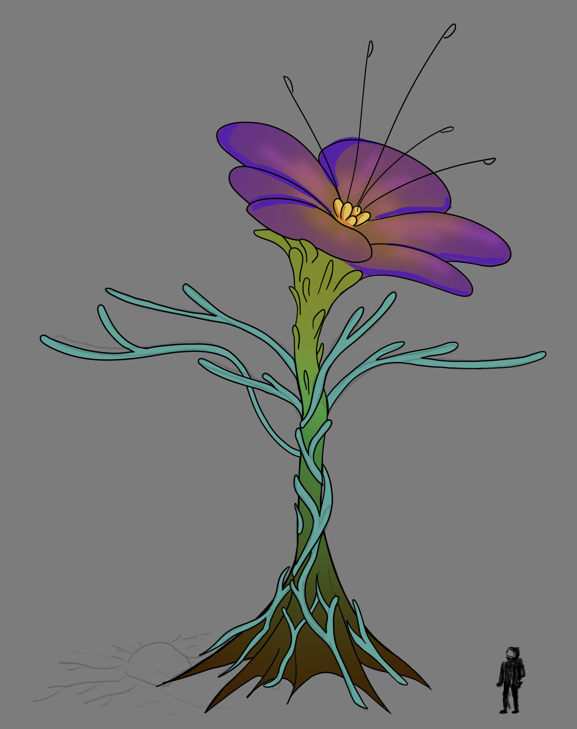 Campbell Winslow - Big Flower (alien plant)