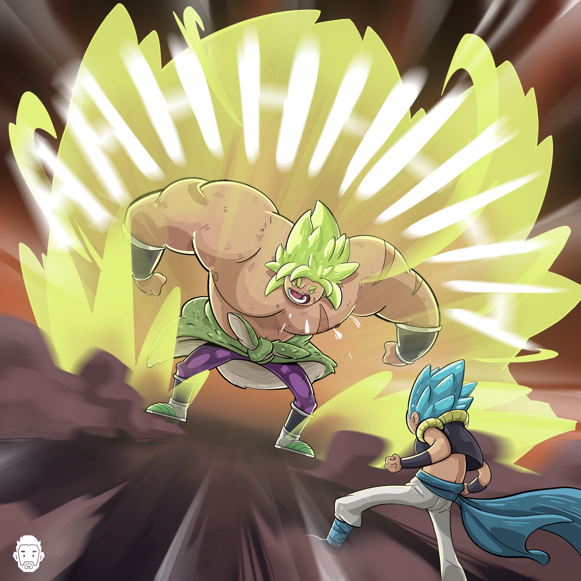 Artstation Broly Vs Gogeta